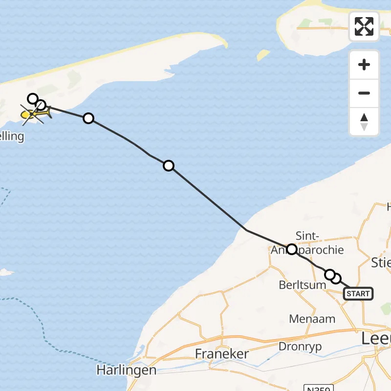 Ambulancehelikopter naar Striep, Langestraat | 3 september 2024 21:10 ...