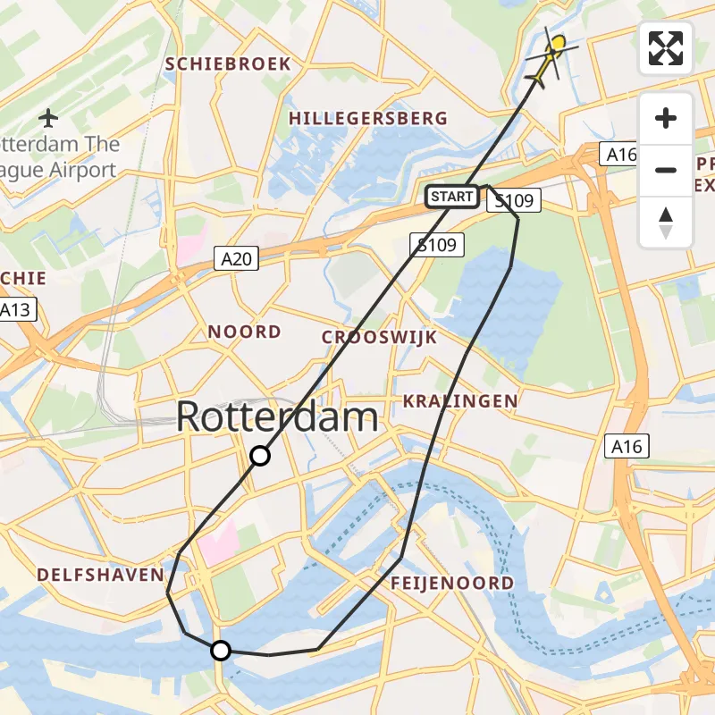 Politieheli naar Rotterdam, Wolvenvallei | 14 oktober 2024 16:35 ...