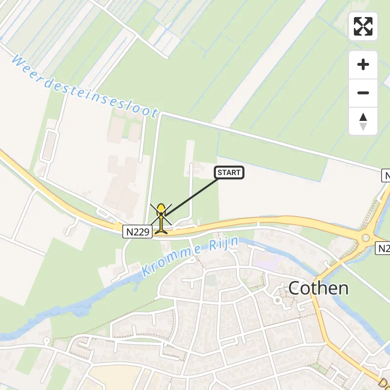 Lifeliner 3 naar Cothen, Graaf van Lynden van Sandenburgweg | 24 ...