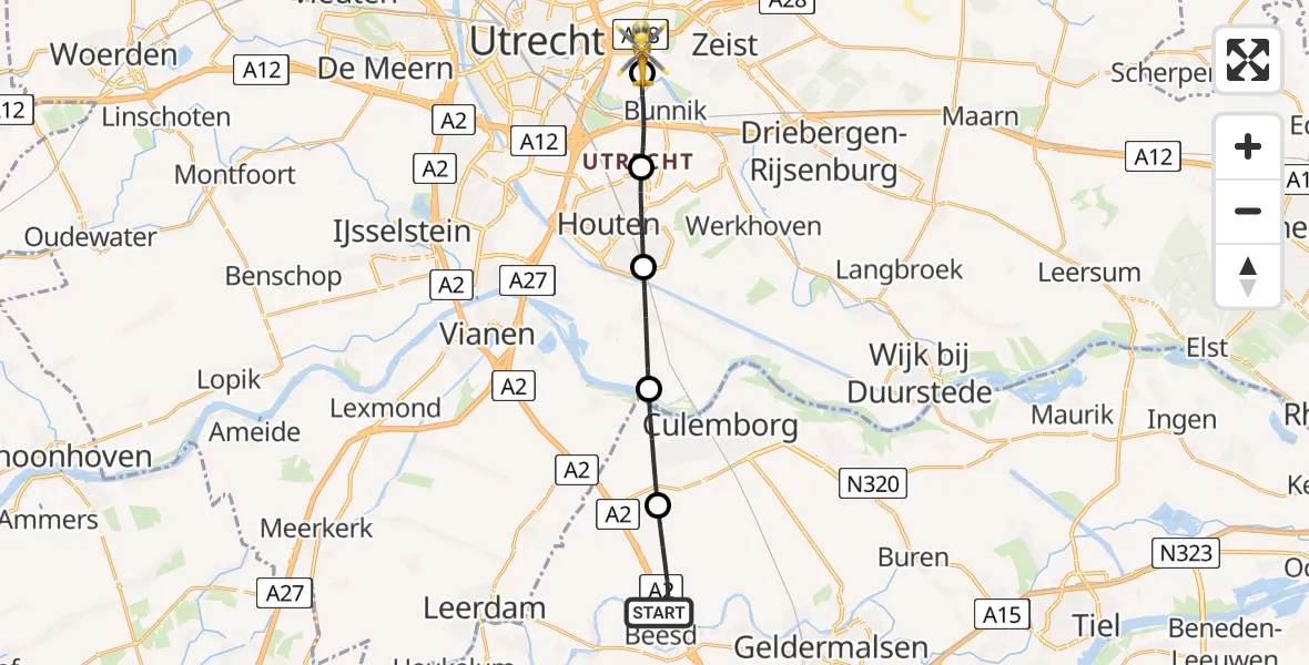 Lifeliner 3 onderweg vanuit Beesd | 10 juli 2025 9:40 | TraumaRadar.nl