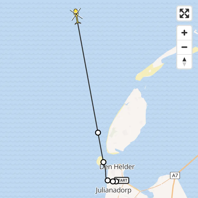 Kustwachthelikopter onderweg vanuit Vliegveld De Kooy | 3 september ...