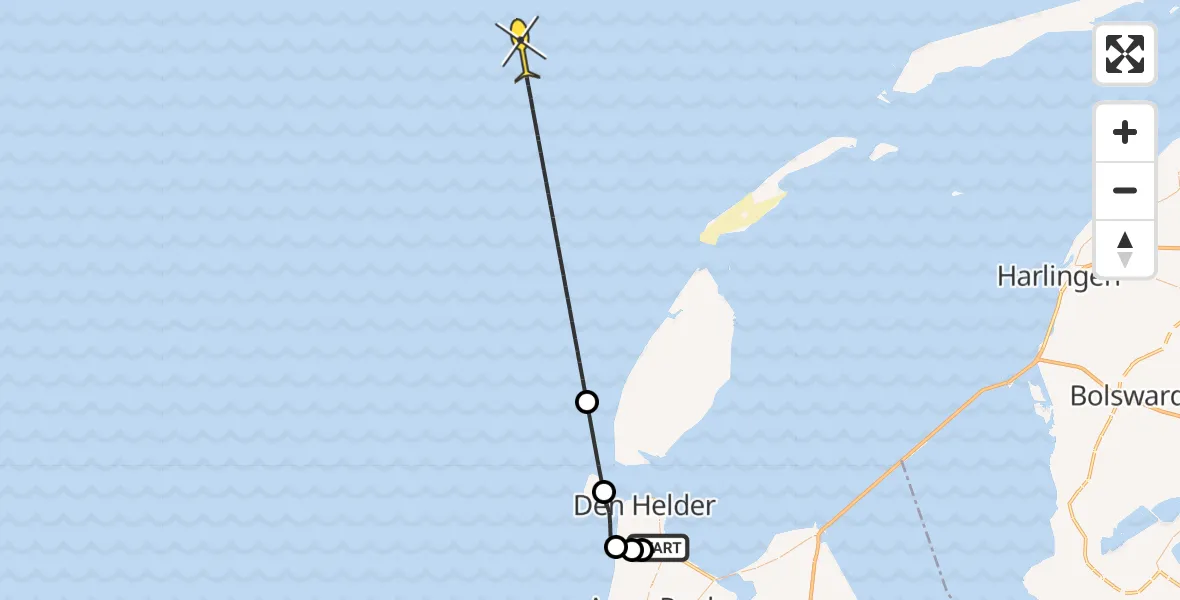 Kustwachthelikopter onderweg vanuit Vliegveld De Kooy | 3 september ...