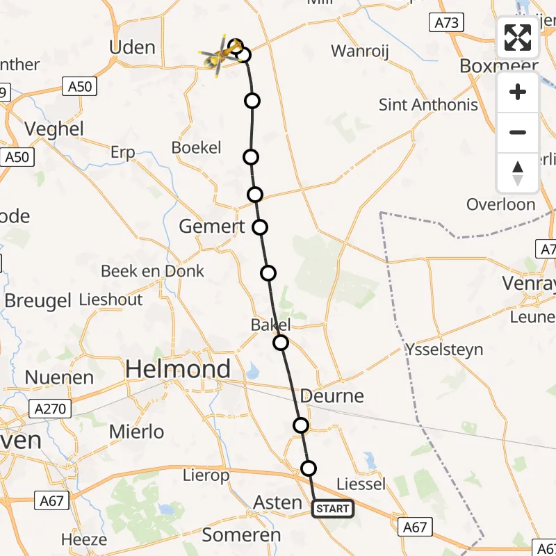 Lifeliner 3 naar Vliegbasis Volkel, Brand | 27 november 2025 8:15 ...