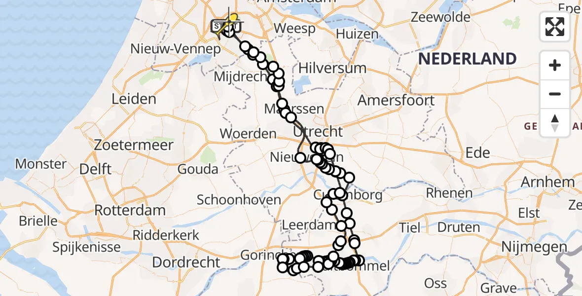 Politiehelikopter naar Schiphol, Thermiekstraat | 7 januari 2026 12:33 ...
