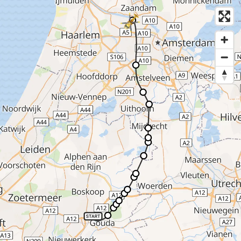 Lifeliner 1 onderweg vanuit Gouda | 19 januari 2026 11:18 | TraumaRadar.nl