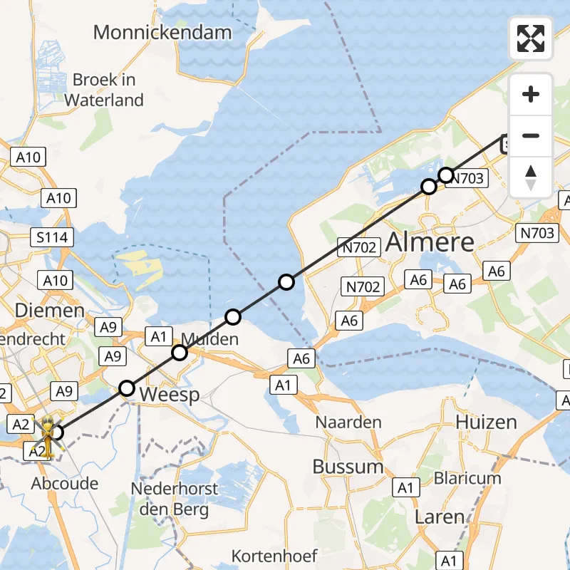 Lifeliner 1 naar Amsterdam UMC Helipad | 6 juni 2026 1:29 | TraumaRadar.nl