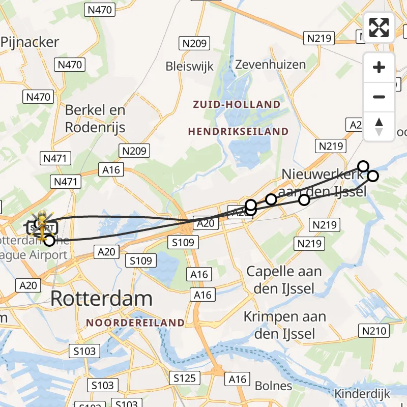 Lifeliner 2 naar Rotterdam The Hague Airport | 17 juni 2026 21:19 ...